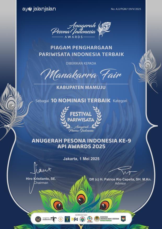 Manakarra Fair Masuk 10 Nominasi Terbaik di Anugerah Pesona Indonesia ...
